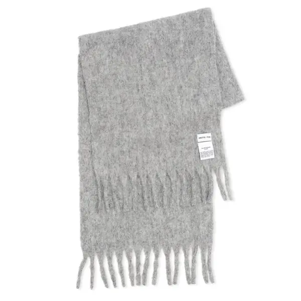 ARCTIC FOX & CO. The Reykjavik Scarf With Wool - Grey