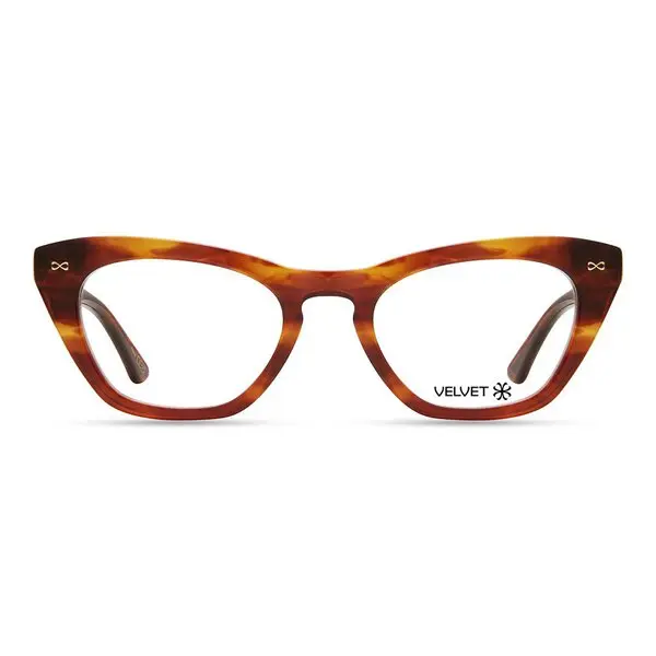VELVET EYEWEAR Cat Eye Optical Glasses - Brown