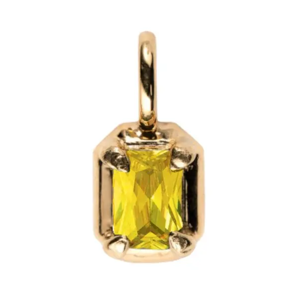 BELINDA JEWELZ Citrine Charm - Orange