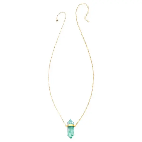 HEATHER HAWKINS Stevie Fluorite Necklace - Green