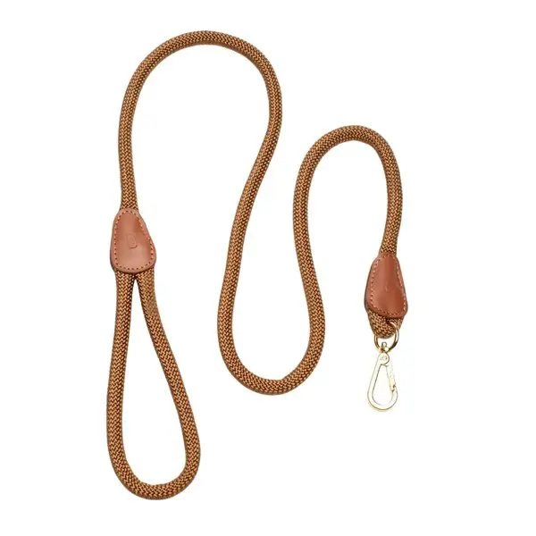 Zoë Pet Atelier Paracord Loop Leash - Brown