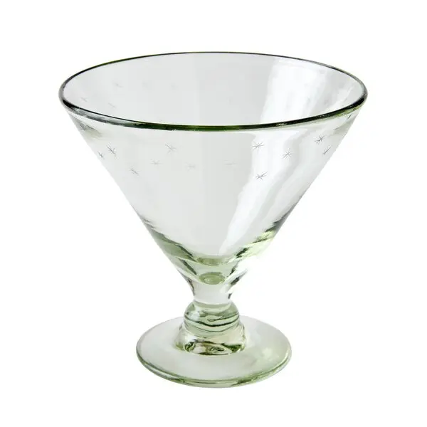 HALF PAST SEVEN Starry Night Footed Dish — Clear