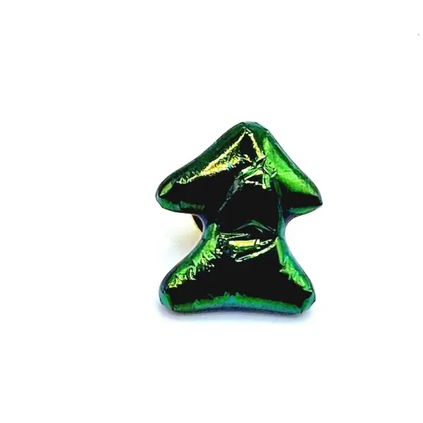 LAURA DAILI Glass Evergreen Pin - Black/green/blue