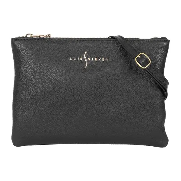 LUIS STEVEN Crossbody Pouch Pebble Leather