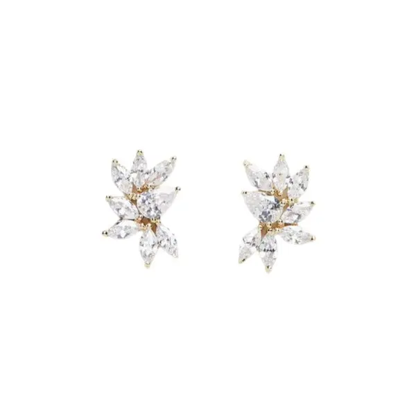 STEPHANIE BROWNE AUSTRALIA Twilight Quartz Drop Earrings - Gold