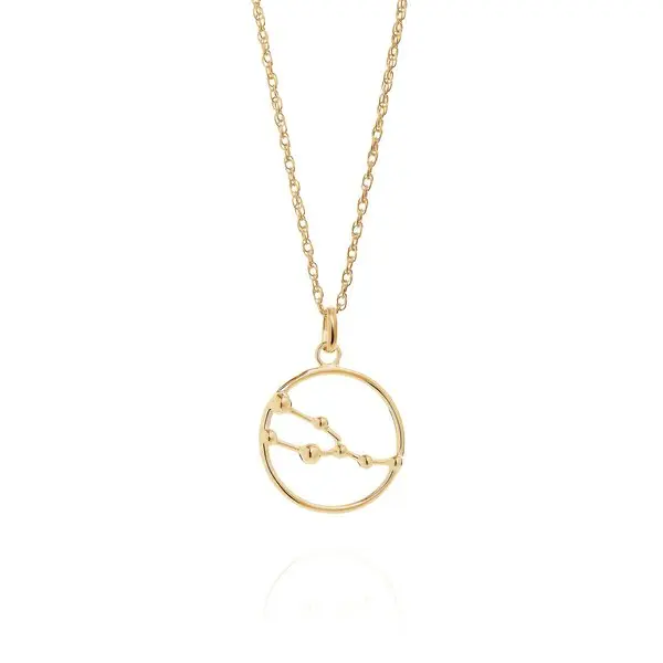 YASMIN EVERLEY JEWELLERY Taurus Astrology 9ct Necklace - Gold