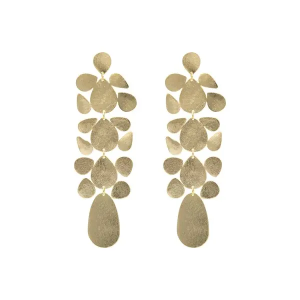 MARCIA MORAN Macy Dangle Earrings - Gold