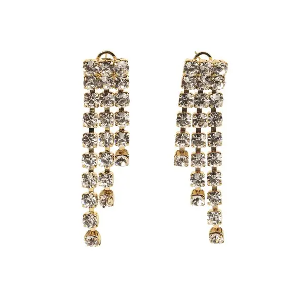 ADDICTED2 Milano Asteria Rhinestone Dangle Earrings - Gold