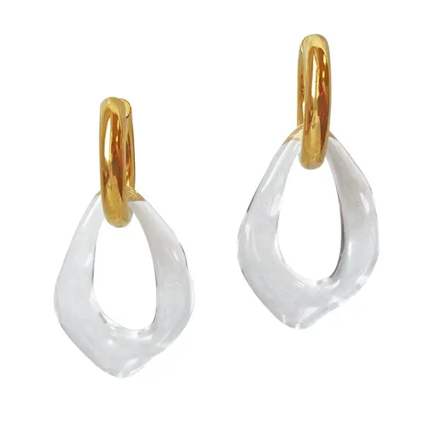 SMILLA BRAV Janice Hoop Earrings - Gold