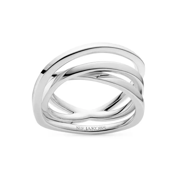 SIF JAKOBS JEWELLERY Spirale Pianura Ring - Silver