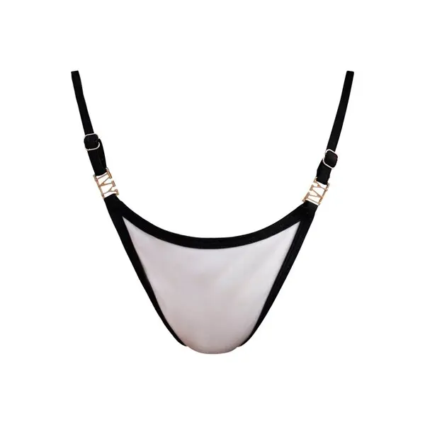 IVY SWIMWEAR Brooke Bikini Bottom - Black/white