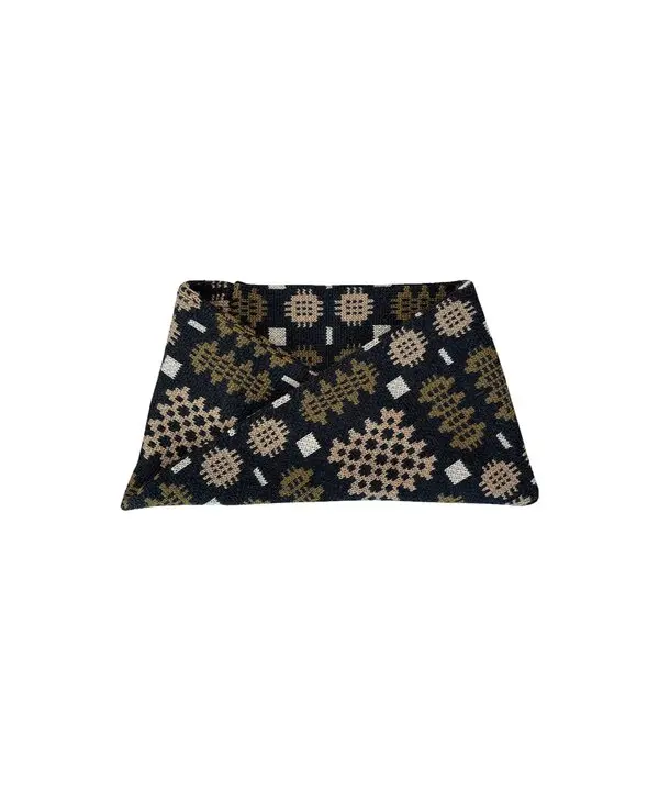 MABLI Carthen Merino Neck Wrap - Black/brown