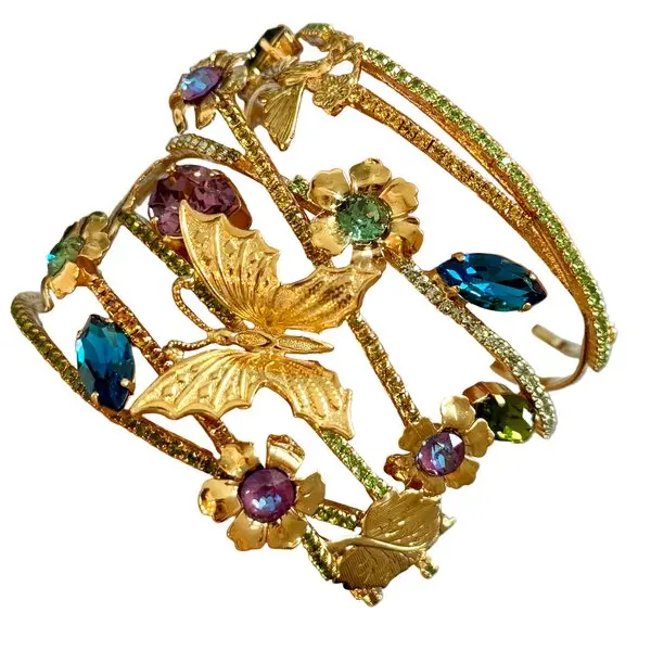 LAURA GRAY Butterfly Cuff - Blue