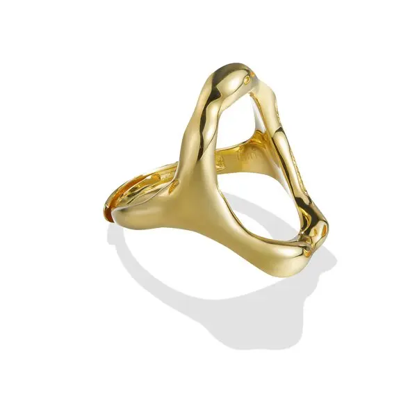LAIT & LUNE Koru 18k Vermeil Ring