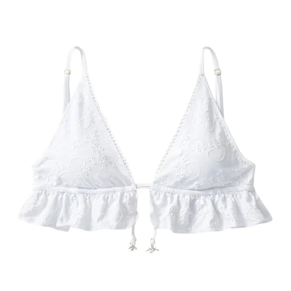 IVY SWIMWEAR Clove Bikini Top - Blue/white