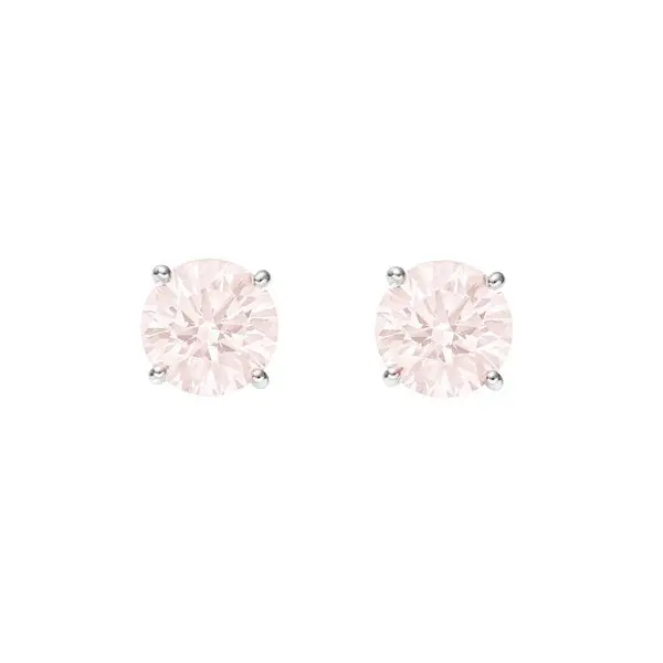 AUGUSTINE JEWELS Rose Quartz Stud Earrings - Pink
