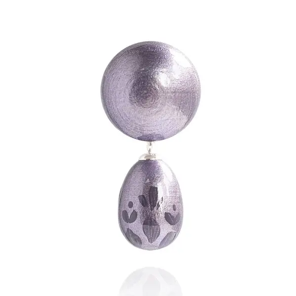 SAULE LABEL Calista Brooch - Purple