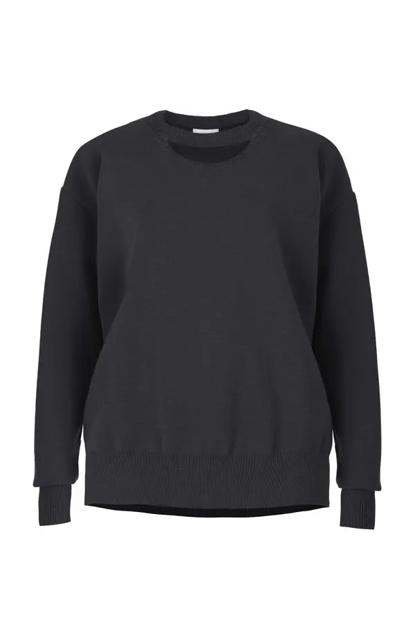 SALANIDA Rotondo Merino Wool Jumper - Black