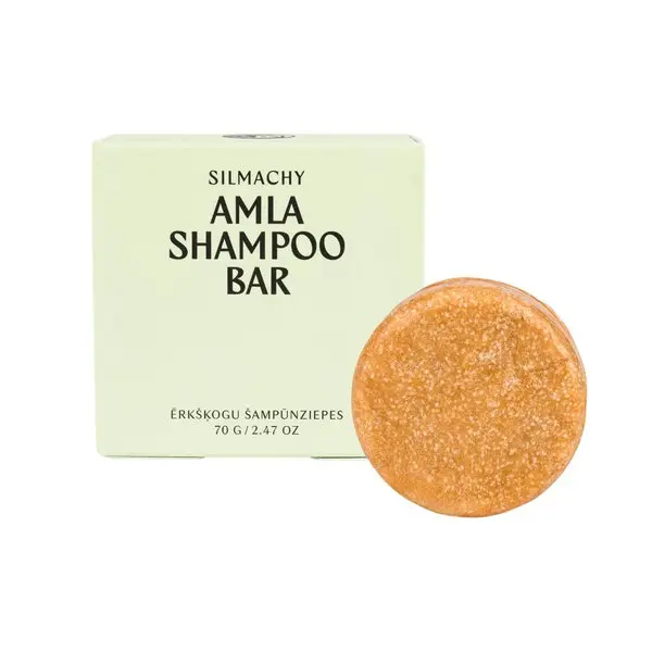 SILMACHY COSMETICS Shampoo Bar With Amla Extract Bundle - Green