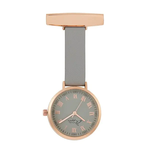 BERMUDA WATCH COMPANY Annie Apple Meraki Nurse Fob Watch - Grey