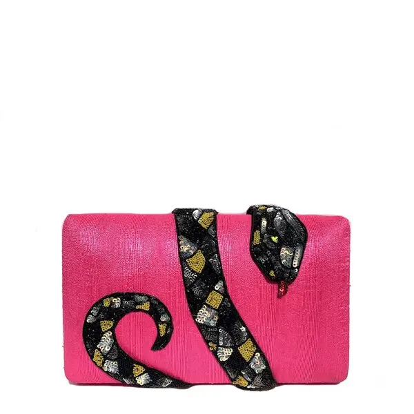 SIMITRI Kaa Clutch - Pink