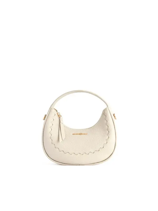 ORANGE CUBE Smile Handbag - White
