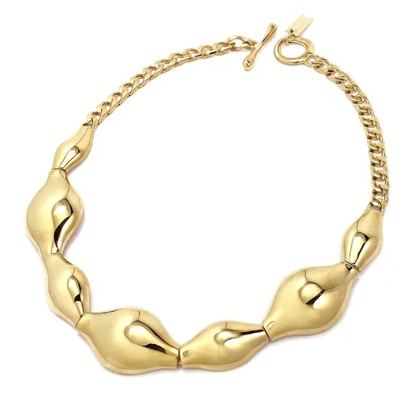 BIKO Amphora Collar Necklace - Gold