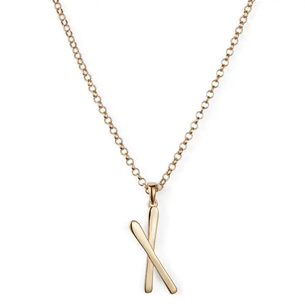 TOOLALLY Snow Kiss Pendant Necklace Vermeil - Gold