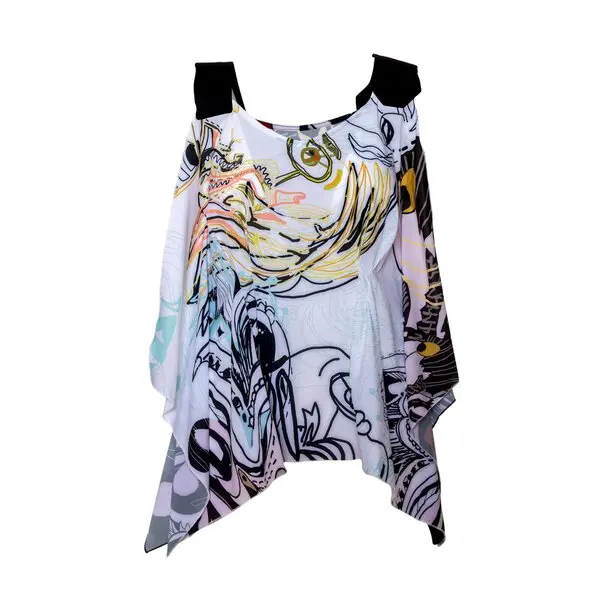 ARTISTA Iris Printed Viscose Top