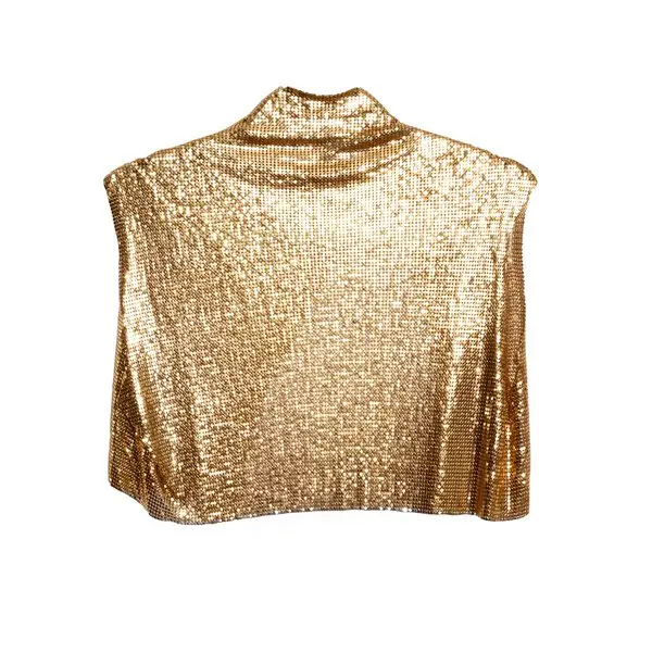 PALOMA LIRA Metal Crop Top