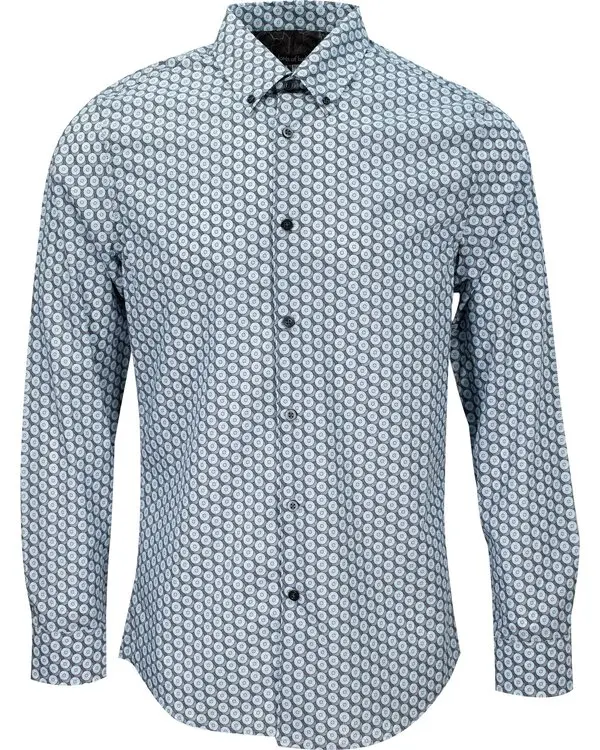 LORDS OF HARLECH Blue / Grey Morris Records Shirt Grey