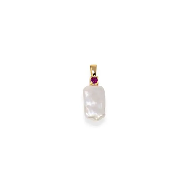 ALEXIE OF ATHENS Wisdom Pearl Charm - Gold/yellow