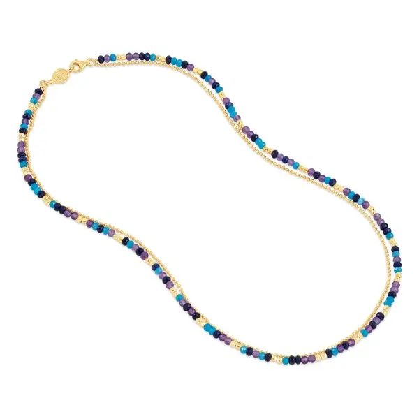 DOWER & HALL Bluebell Orissa Necklace In Gold Vermeil - Yellow