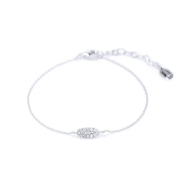 INARI JEWELLERY Stardust Cluster Bracelet - Silver/white