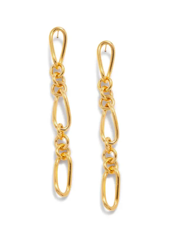 JAREDJAMIN Skyler Chain Dangle Earrings - Gold