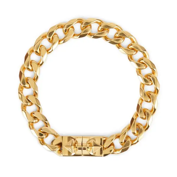 KASUN LONDON Iron Maiden 925 Sterling Bracelet - Gold