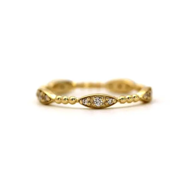 VICSTONENYC FINE JEWELRY Natural Diamond 14k Yellow Ring - Gold