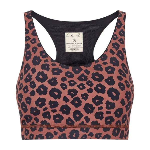 LULA-RU Sports Bra Leopard Print