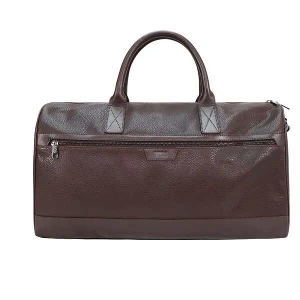 STORM Leather Holdall - Brown