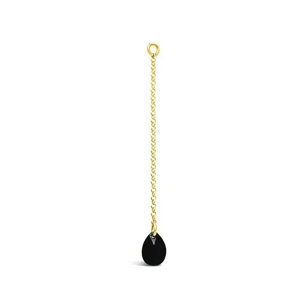 LUTIRO Single Briolette Cz Drop Earring
