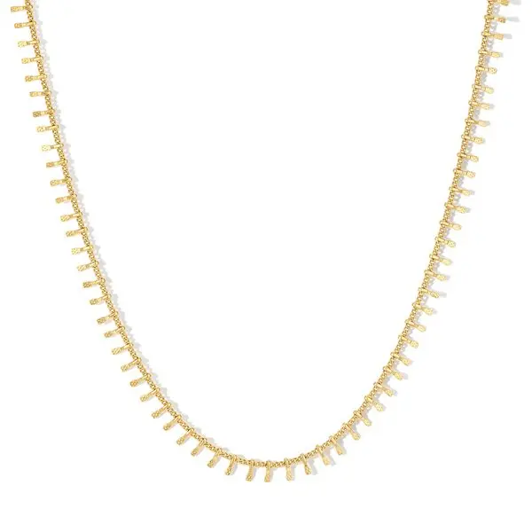 FORMATION CO. JEWELLERY Riley Textured Bar Necklace - Gold