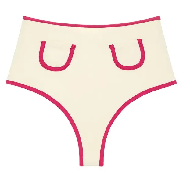 MONTCE Binded Polly Bikini Bottom - White