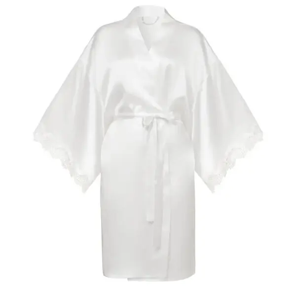SAINTED SISTERS Scarlett Robe Ivory - White