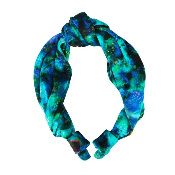 TRAMP IN DISGUISE Molpe Knotted Headband - Green