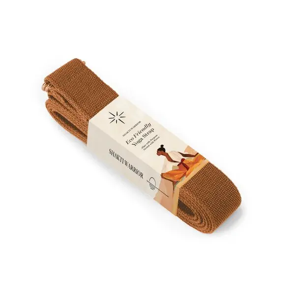 SHAKTI WARRIOR Nama Yoga Strap - Brown
