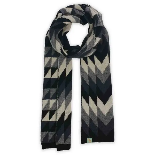 OTTO & SPIKE Black / Grey / Neutrals Scarves Starstruck Black - Black/grey
