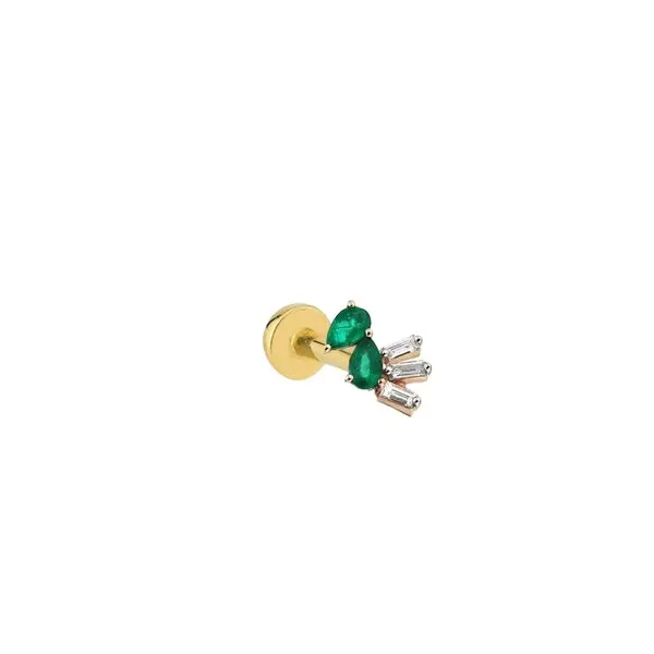 LINYA JEWELLERY 14k Tragus Earring - Gold