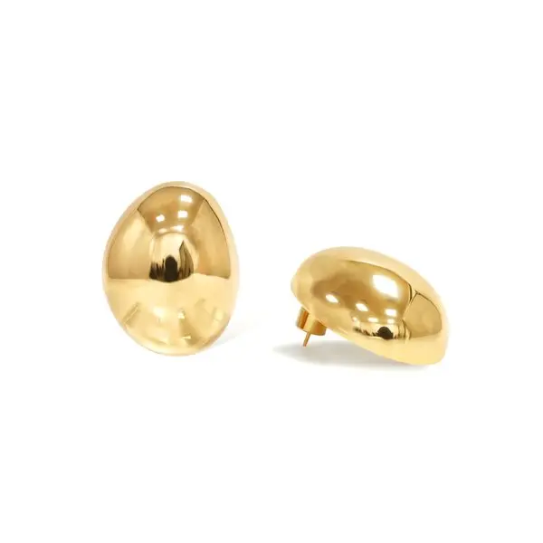 RETRO CHIC Sunlight Orbit Earrings - Gold