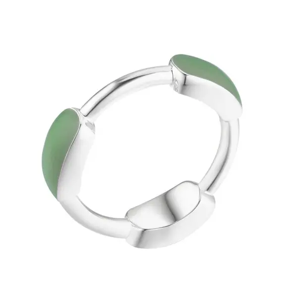 BERMUDA WATCH COMPANY Annie Apple Mila Ring - Green/silver