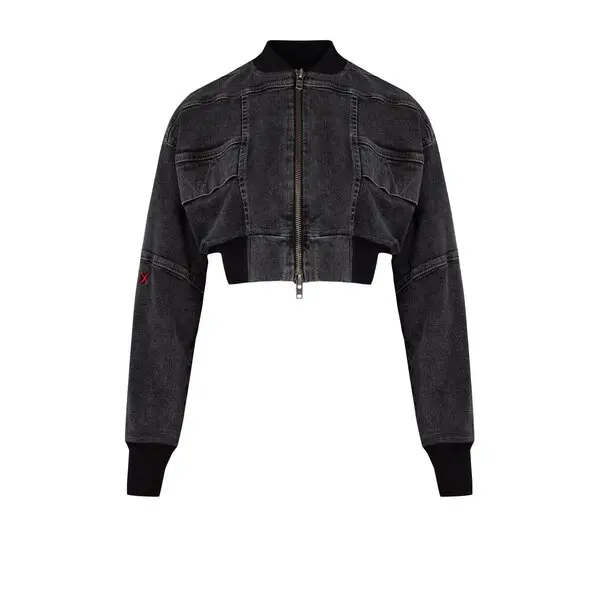 PCFG Denim Zip-up Bomber Jacket